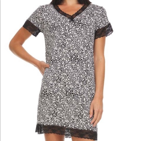 Rene Rofe | Intimates & Sleepwear | Ren Rof Black White Abstract ...